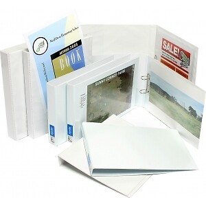 BANTEX INSERT BINDER A3 38mm 2D Ring Landscape White 100851658 | eBay ...