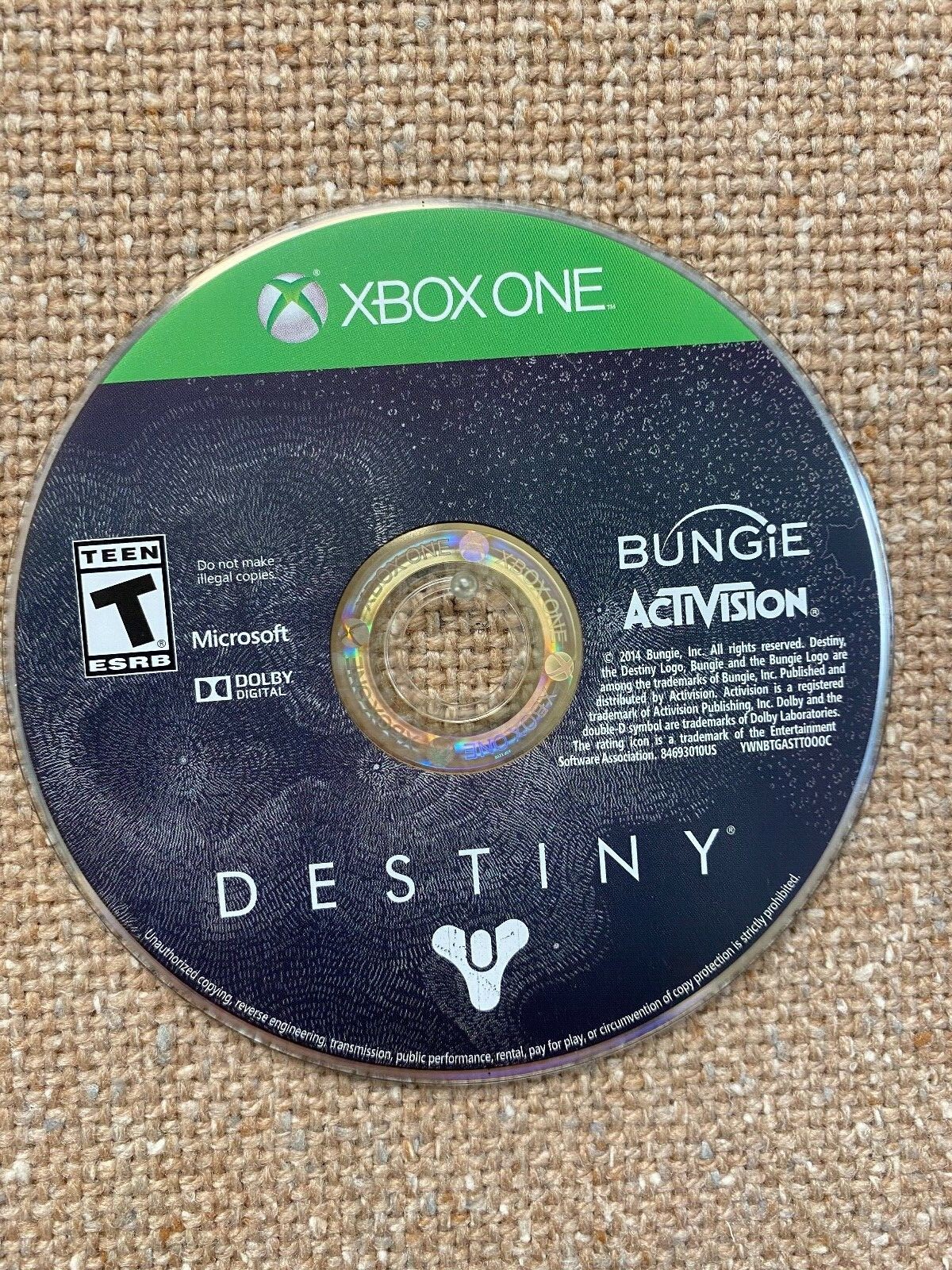 Destiny - Xbox One (DISC ONLY) 47875846937| eBay