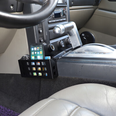 Console Alloy Storage Box Organizer Metal Basket Fit For Hummer H2 2001 ...