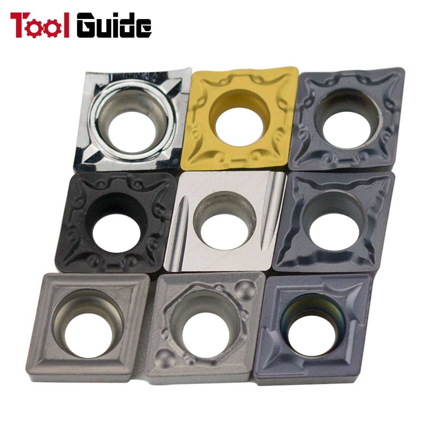 10pc CCMT 09T304 09T308 Turning Boring Indexable Lathe Carbide Inserts ...