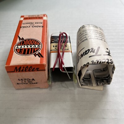 1470-A JW MILLER COIL 4.5 MC Sound Trap | eBay