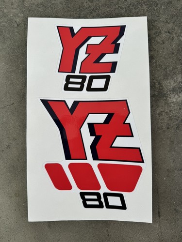 yamaha YZ80 1988 Tank & Shroud Decal Set / Sticker Kit | eBay Australia
