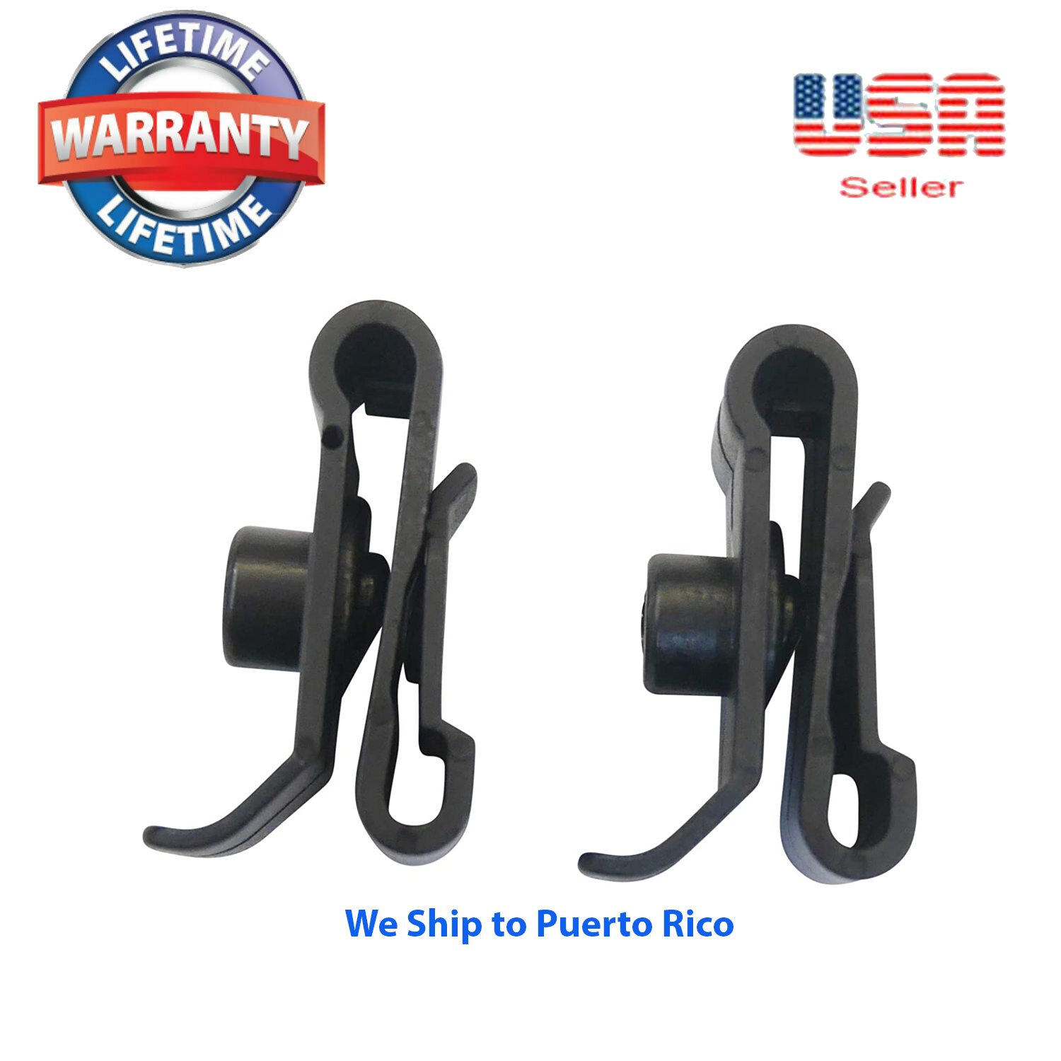 1000 X 90467-05114 Bumper Fender Nylon Clip U Nut #12 Screw Retainer ...