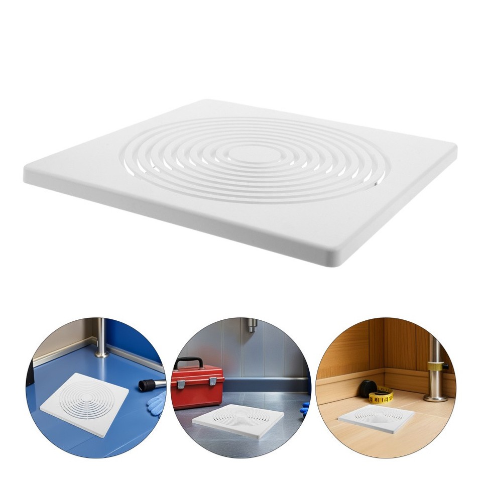 Bathroom Vent Fan Grille Cover: 12x12" Square Ceiling Exhaust Vent ...