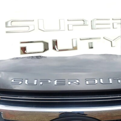 1 Set Super Duty Hood Insert Letters For 2017-2021 2022 F-250/F-350 ...