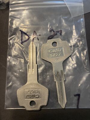 2 NEW KEY BLANKS DA27, NISSAN 1971-1981, ALL LOCKS, CURTIS | eBay