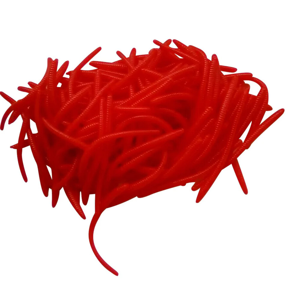 78 pack of 2-3/8" trout worms - choose from 24 colors - Made in USA | eBay