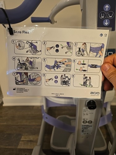 ARJO SARA FLEX SIT TO STAND PATIENT LIFT HEB1000 with Scales | eBay