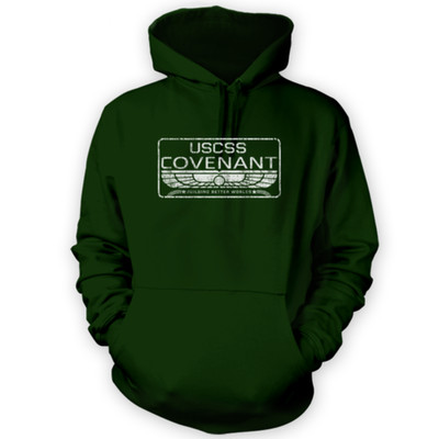 USCSS Covenant Hoodie -x12 Colours- Gift Present Movie Prop Space Sci ...