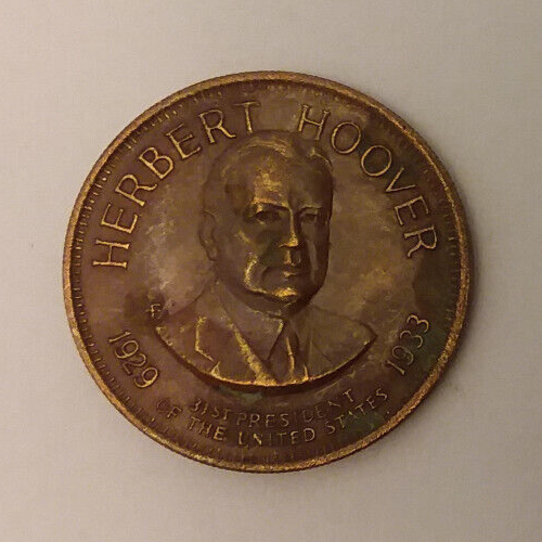 Herbert Hoover 31st President Coin Medal Token 26mm | eBay