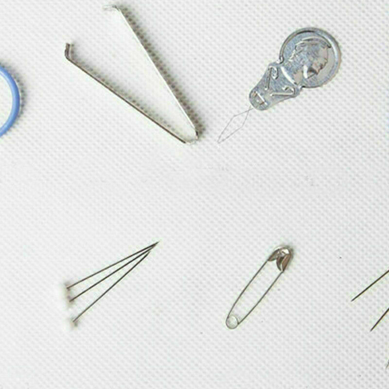 Travel Sewing Kit Thread Needles Mini Case Plastic D0 Pins Lot Scissors ...