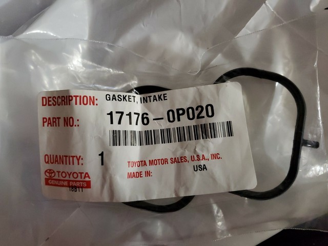 Toyota 17176-31040 Fuel Injection Plenum Gasket for sale online | eBay
