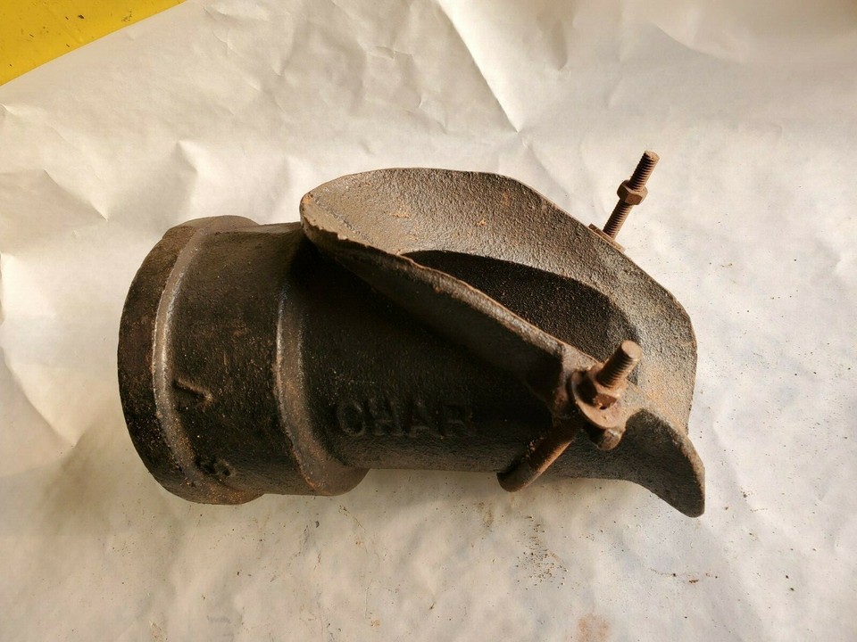 Vintage Old Cast Iron Pipe Piece Industrial Art Steampunk Décor | eBay ...