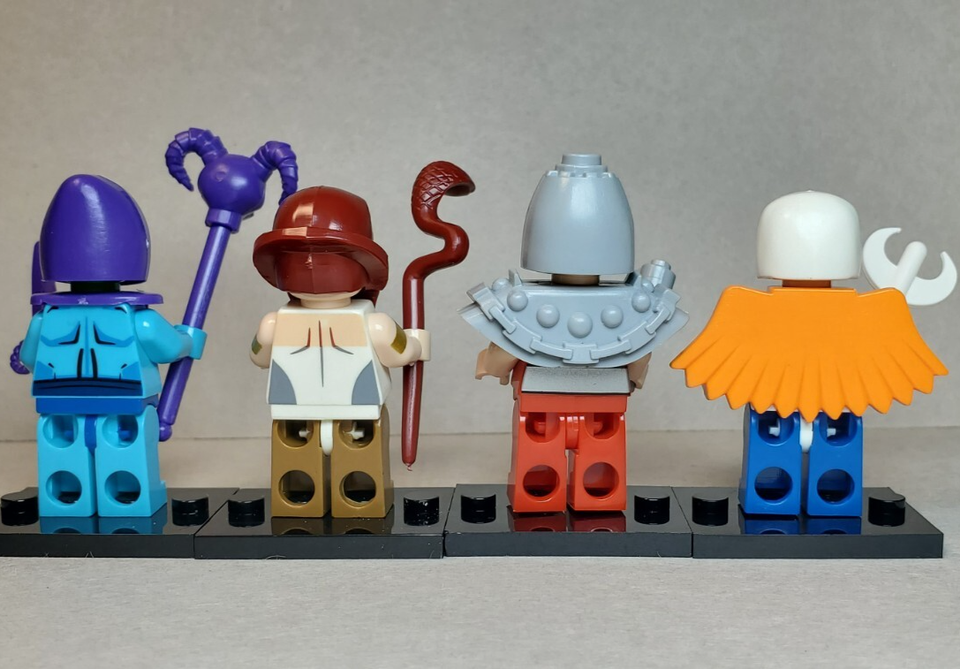 8 Custom Lego Masters of the Universe Minifigures He-Man, Skeletor ...