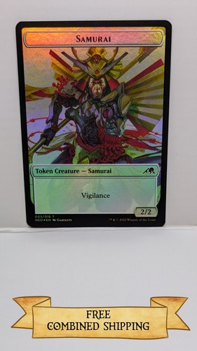 Samurai (003) // Pilot (001) Double-sided Token Kamigawa: Neon Dynasty ...