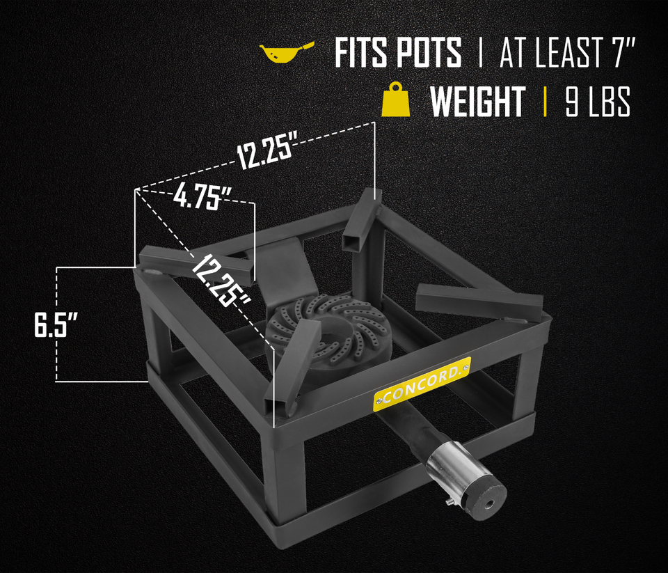 CONCORD THE WOK BLOCK 12" Single Propane Outdoor Burner | eBay