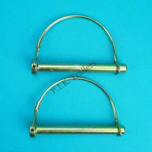 2 x 11mm Extra Large Shaft Locking Retaining Pin - D Clip Lynch ...