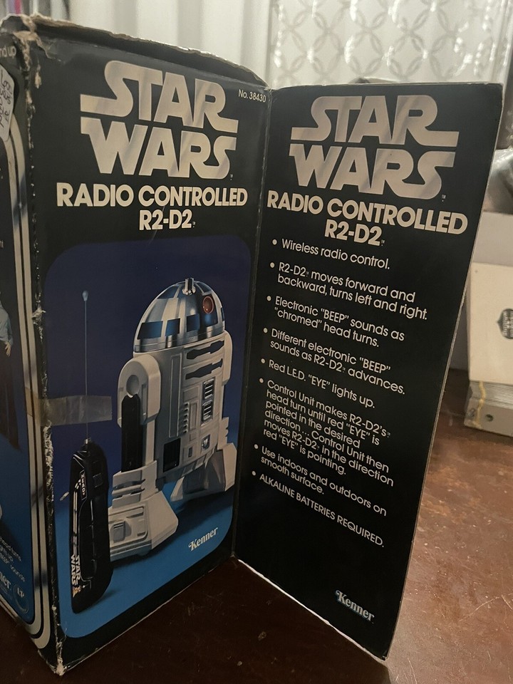 Vintage 1977 Kenner Star Wars Radio Controlled R2-D2 W/ Remote New In ...
