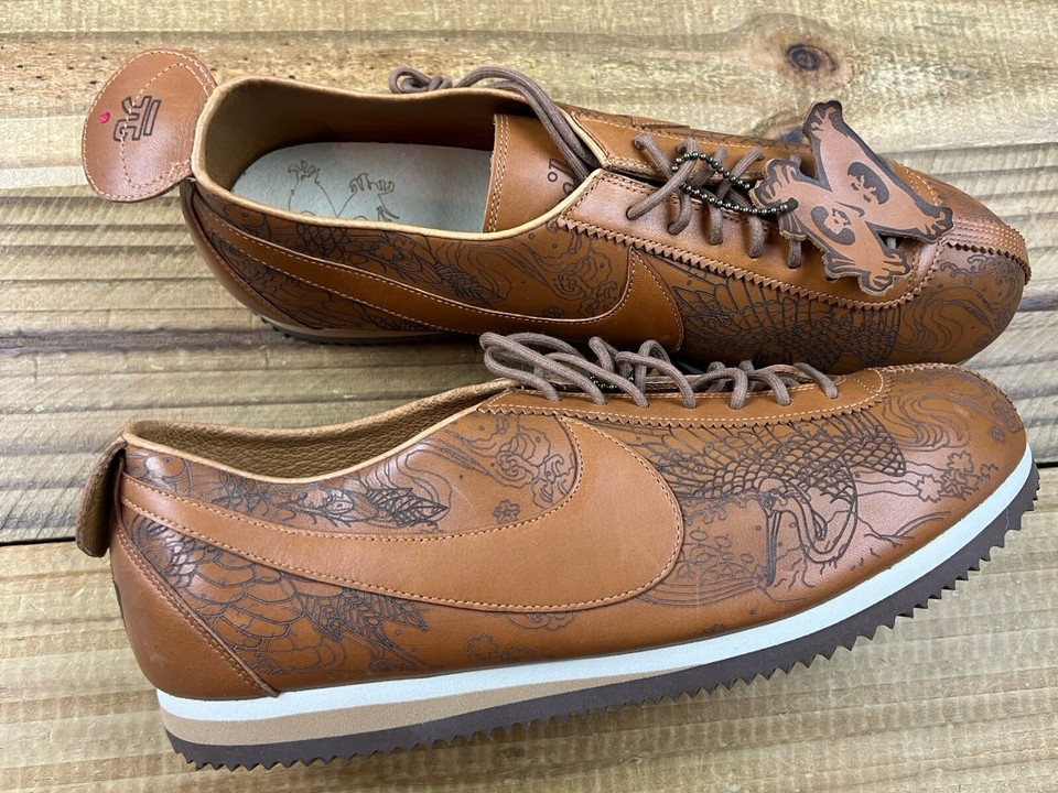 NEW 2004 Nike Cortez Premium LC by Jeff Staple Laser Shoes Sz 11 Japanese Tattoo | eBay