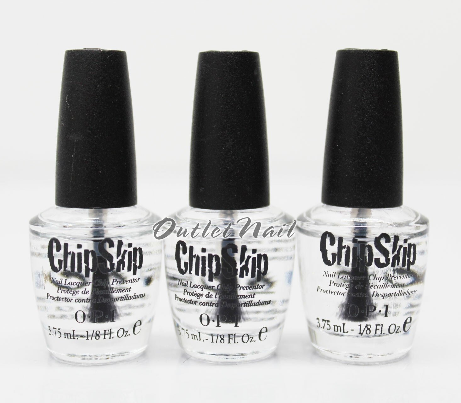 LOT 3 Mini Set - OPI ChipSkip Nail Lacquer Chip Skip Preventor 3.75 ml ...
