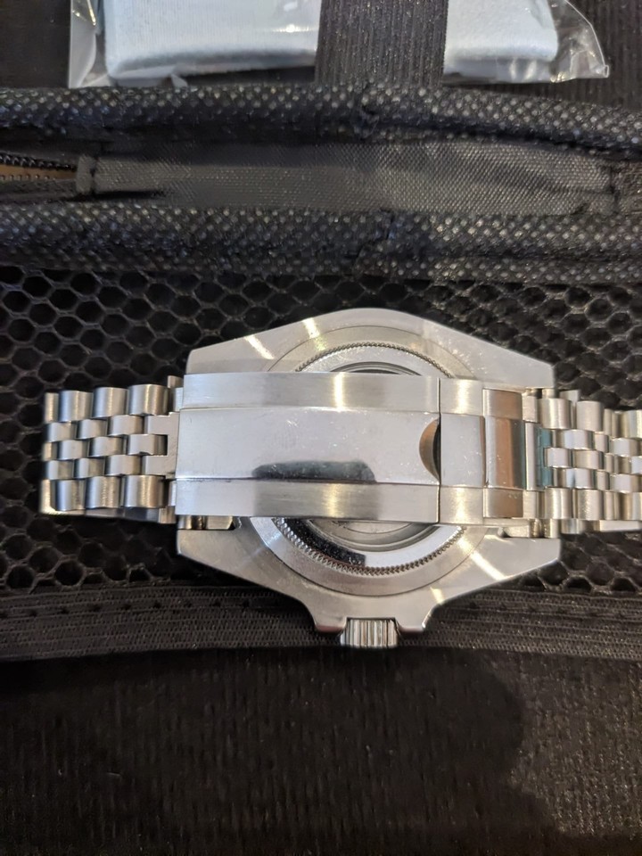 Custom Mod Watch | Display Back | Powered By Nh35 Movement | Date ...