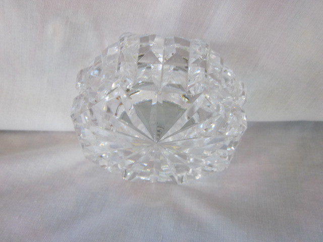 Waterford Crystal Clock small Octagonal Quartz Desk Shelf Mantel ...