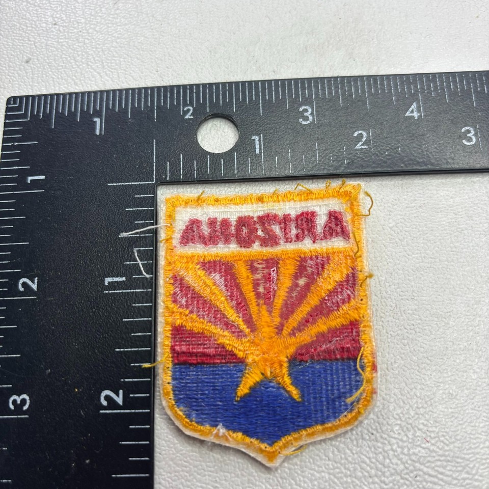 Vintage State Flag Theme Arizona Shield Patch 531X | eBay