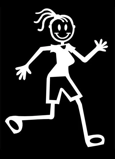 Stick Woman Running