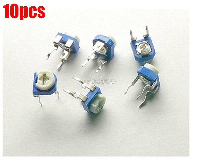 10Pcs 200R 201 Adjustable Resistor Adjustable Resistor ru | eBay