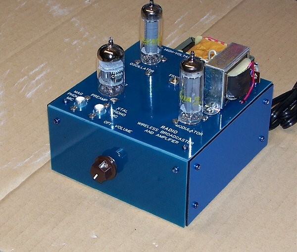 UNBUILT KIT - vintage vacuum tube Knight RADIO BROADCASTER & AMPLIFIER ...