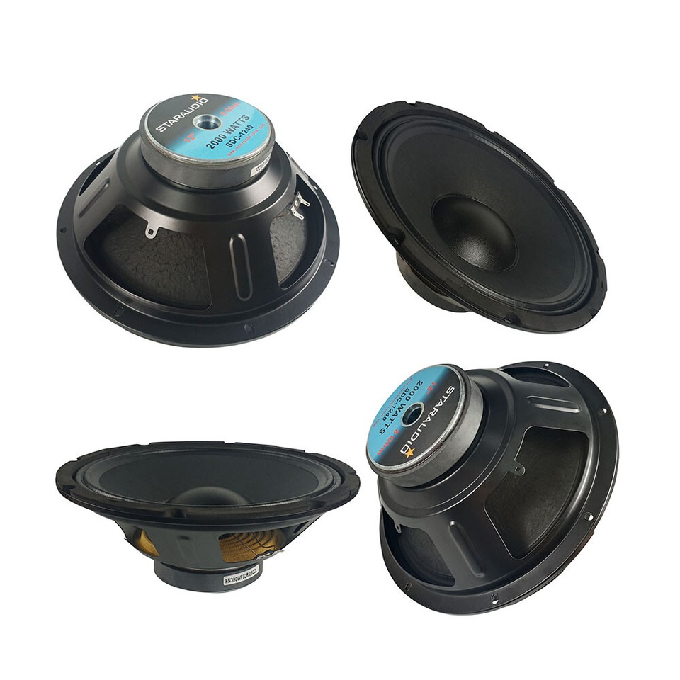 12 Inch Raw Sub Woofer Home 8 Ohms Woofer Replacement Bass for Audio DJ ...