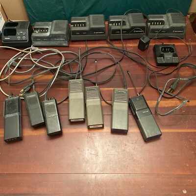 Motorola 2 Way Radios Ham Chargers Batteries Maxon Radius P200 GP300 ...