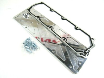 GM Ls2 Ls3 Ls7 Alum Engine Valley Cover Oil Fill w/ Gasket Polished ...