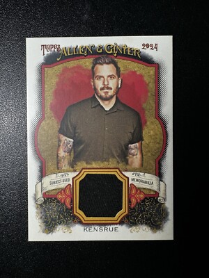 2024 Topps Allen & Ginter Dustin Kensrue #AGR-DKE Relic | eBay
