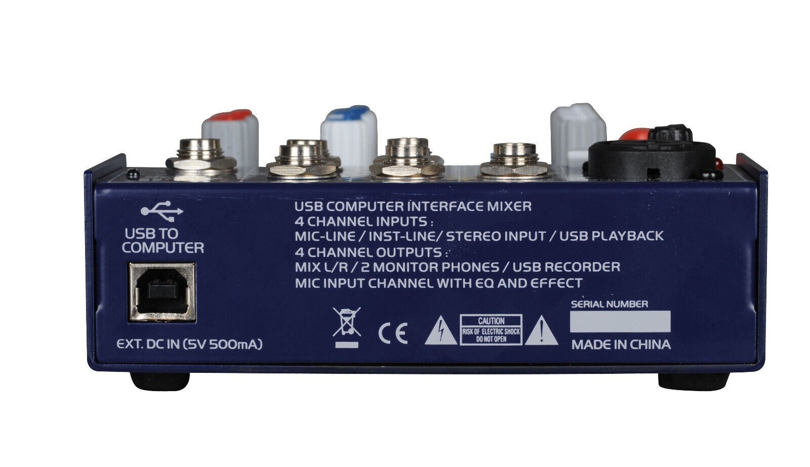 MUSYSIC 4-Channel Digital Mixer with USB Interface Studio,Webcast ...