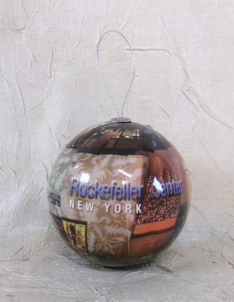 New York City Rockefeller Center Lightweight Christmas Ornament - SEE ...