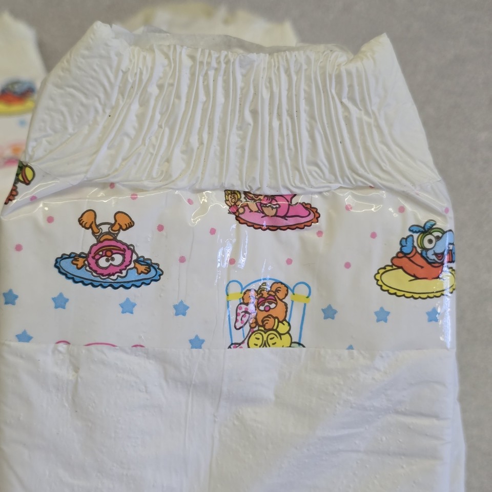 VINTAGE 90s Plastic Diapers Lot Of 4 Jim Henson Muppet Babies | eBay