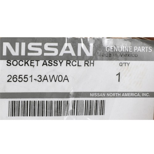 OEM NEW Genuine Nissan Rear Taillight Socket Assembly 12-18 Versa 26551 ...
