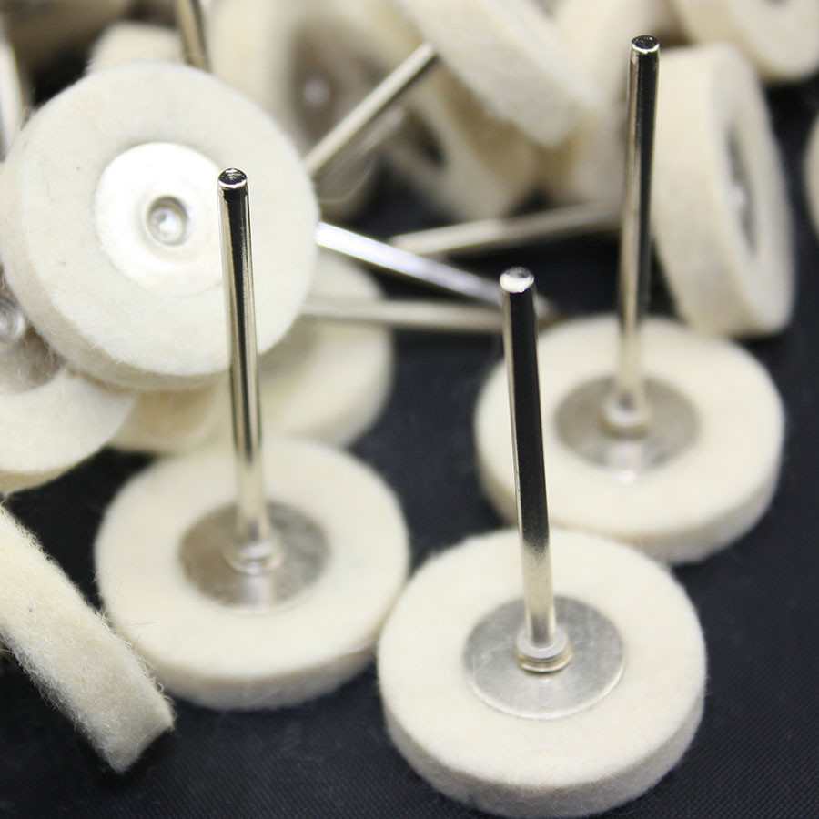 NEW BAND 100 Pcs Polishing Buffing Wool Wheels Brushes Burs For Rotary ...