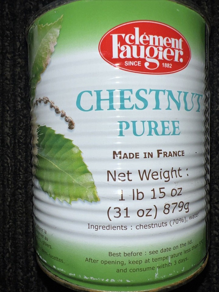 Clement Faugier Chestnut Puree 2-pack can 31oz 879g 07/26 | eBay