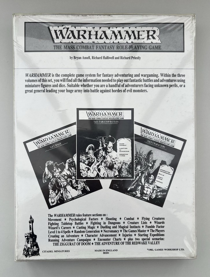 Warhammer 1st Edition - 1982 - Rare & OOP - MISB | eBay UK
