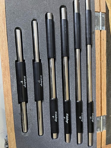 13ab 6 - 11 " 6 pc Metric Micrometer Setting Calibration Standards 167 ...