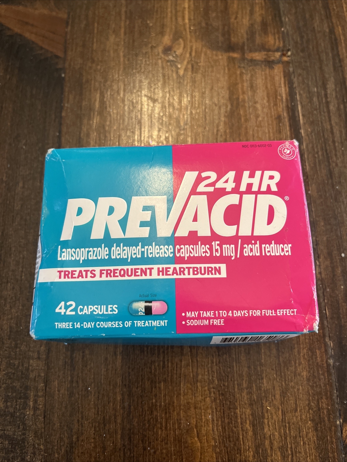 Prevacid 24 HR Lansoprazole Acid Reducer Delayed-Release 15 mg - 42 ...