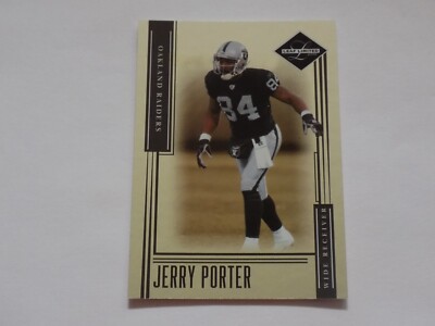 2006 Jerry Porter Leaf Limited Card #81 Serial #604/799 | eBay