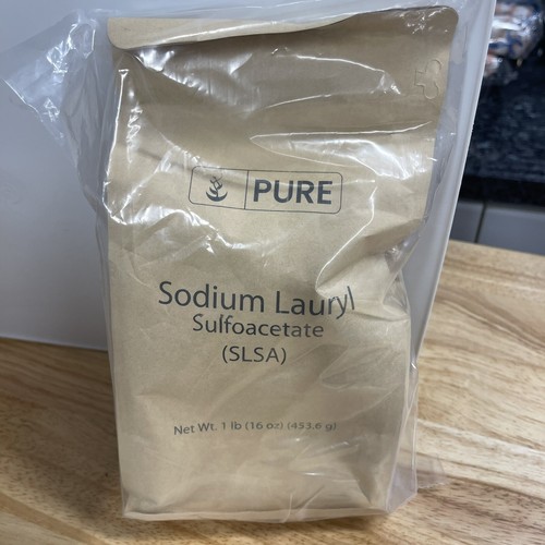 New 1lb Sodium Lauryl Sulfoacetate(SLSA) Powder, for DIY bath Bombs ...