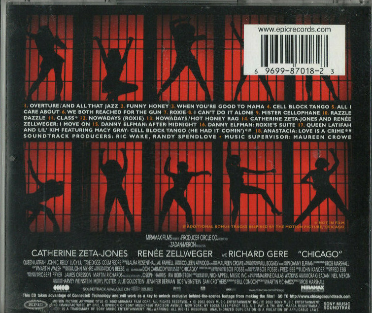 CHICAGO ORIGINAL SOUNDTRACK Various Artists (CD, 2003) | eBay