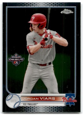 2022 TOPPS PRO DEBUT CHROME JORDAN VIARS FCL PHILLIES #PDC-99 | eBay
