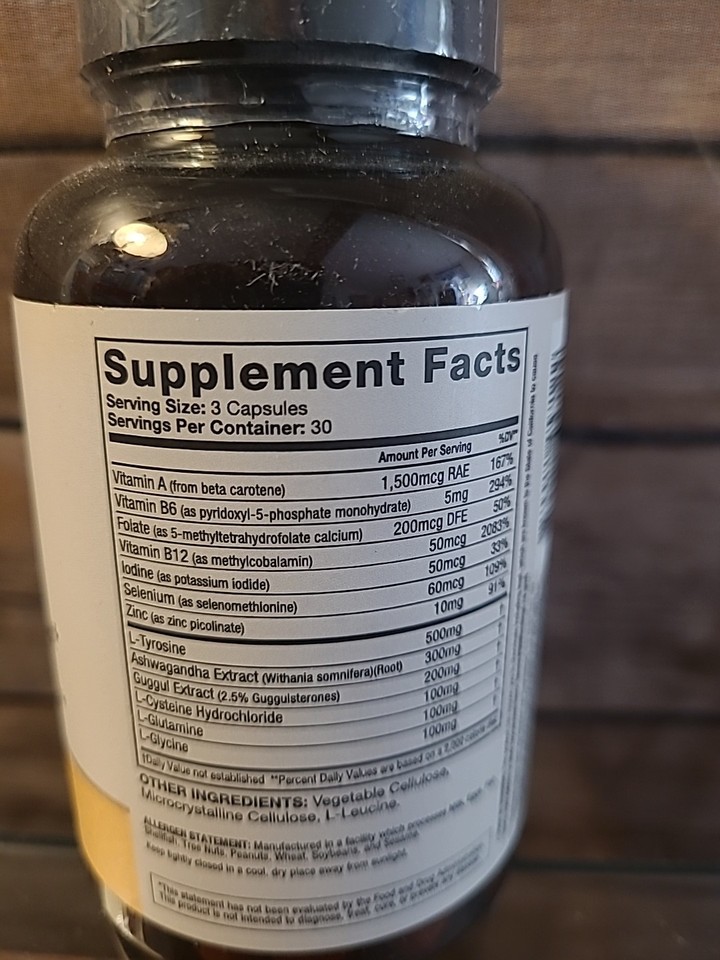 Protea Nutrition Opti- Thyroid 90 Vegan Capsules With Aminos Ayurveda Herbs. | eBay