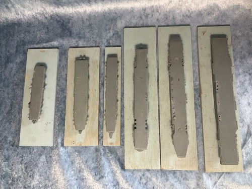 WWII identification Model U.S.S. Independence, Ranger, Saratoga, Comet ...