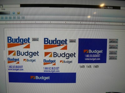 Rental Leasing Truck Decals (Budget) 1:18 Scale | eBay